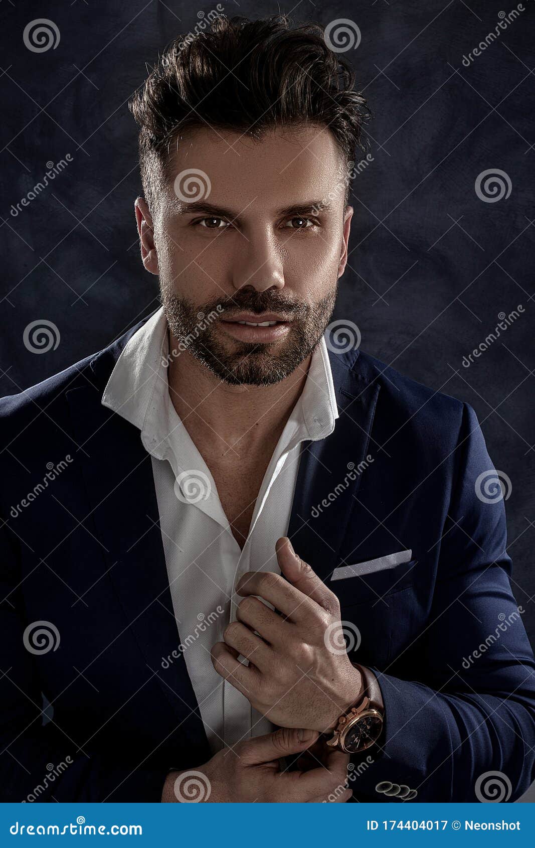 Portrait of Handsome Man in Elegant Suit Stock Image - Image of ... Portrait of Handsome Man in Elegant Suit Stock Image - Image of ...