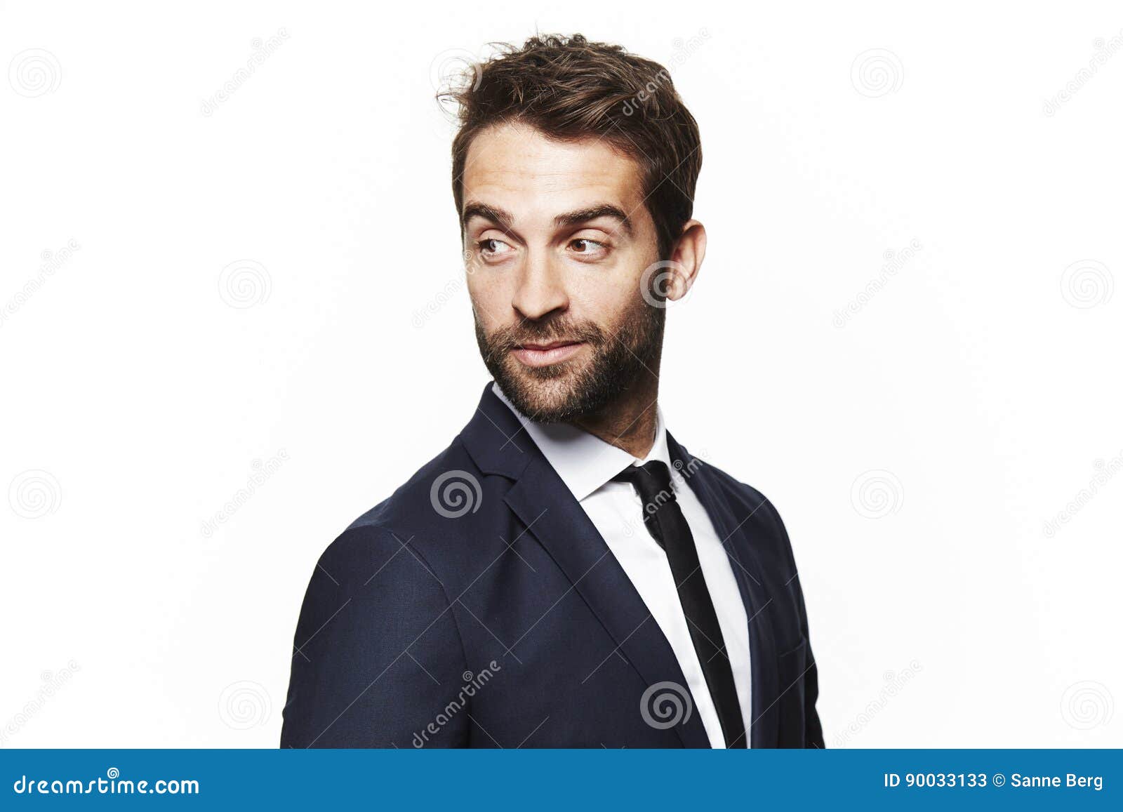 Portrait of handsome man stock image. Image of brown - 90033133