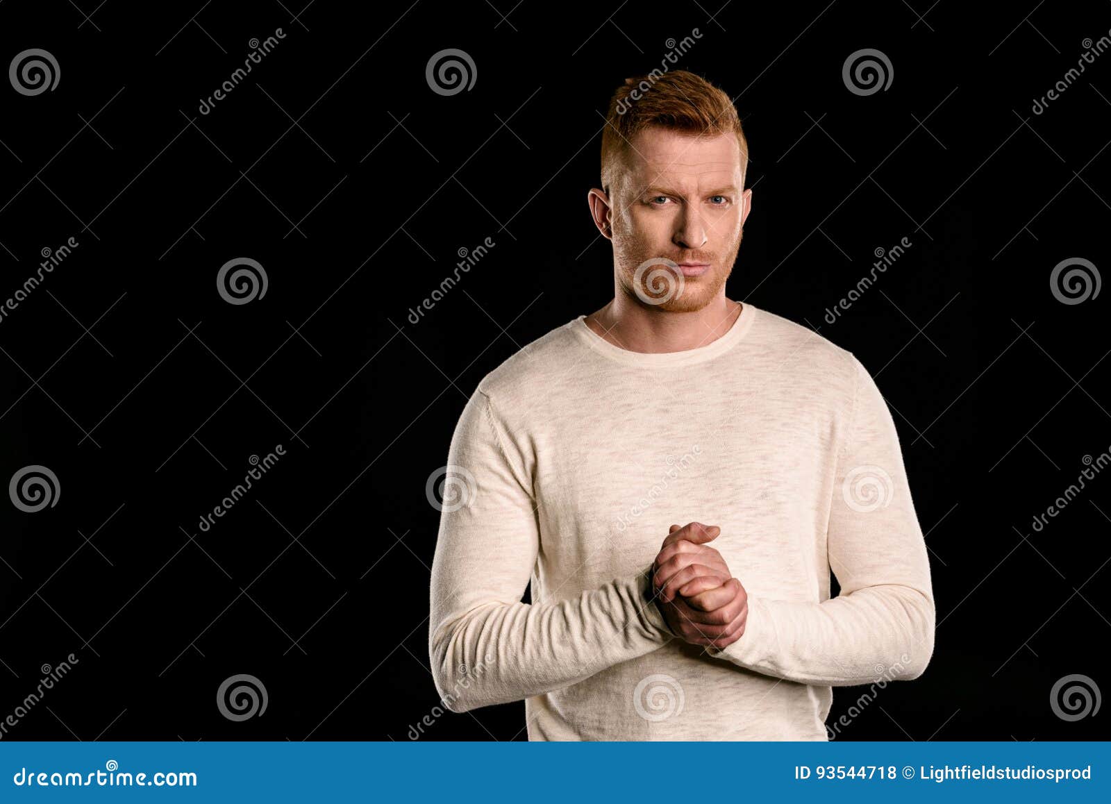 Portrait of Handsome Man Looking at Camera Stock Photo - Image of ...