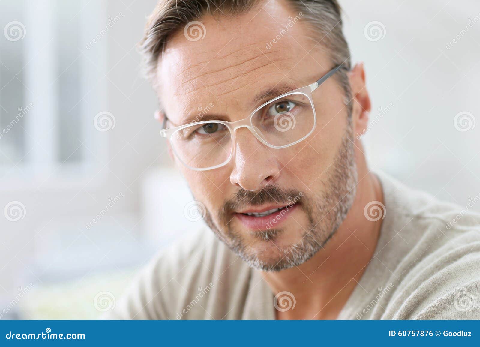 Portrait of Handsome Man Wearing Trendy Eyeglasses Stock Photo - Image ... Portrait of Handsome Man Wearing Trendy Eyeglasses Stock Photo - Image ...