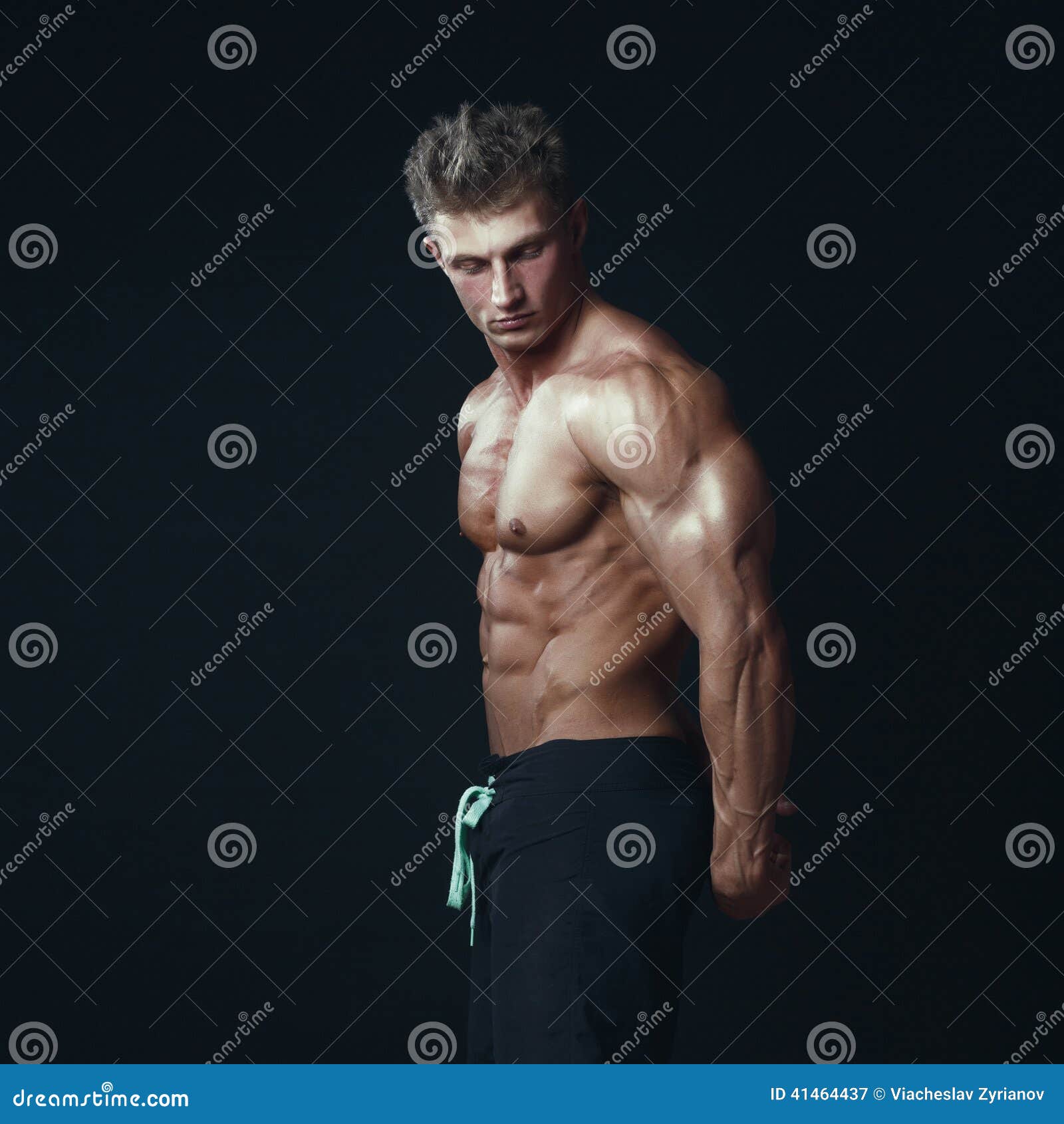 Portrait Bodybuilder In Gym Royalty-Free Stock Photography ...