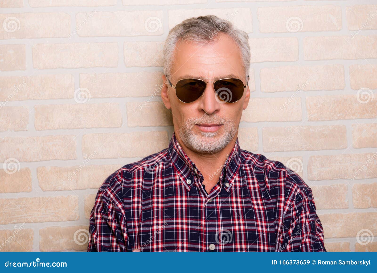 Portrait of Handsome Old Man with Sunglasses Stock Image - Image of ...