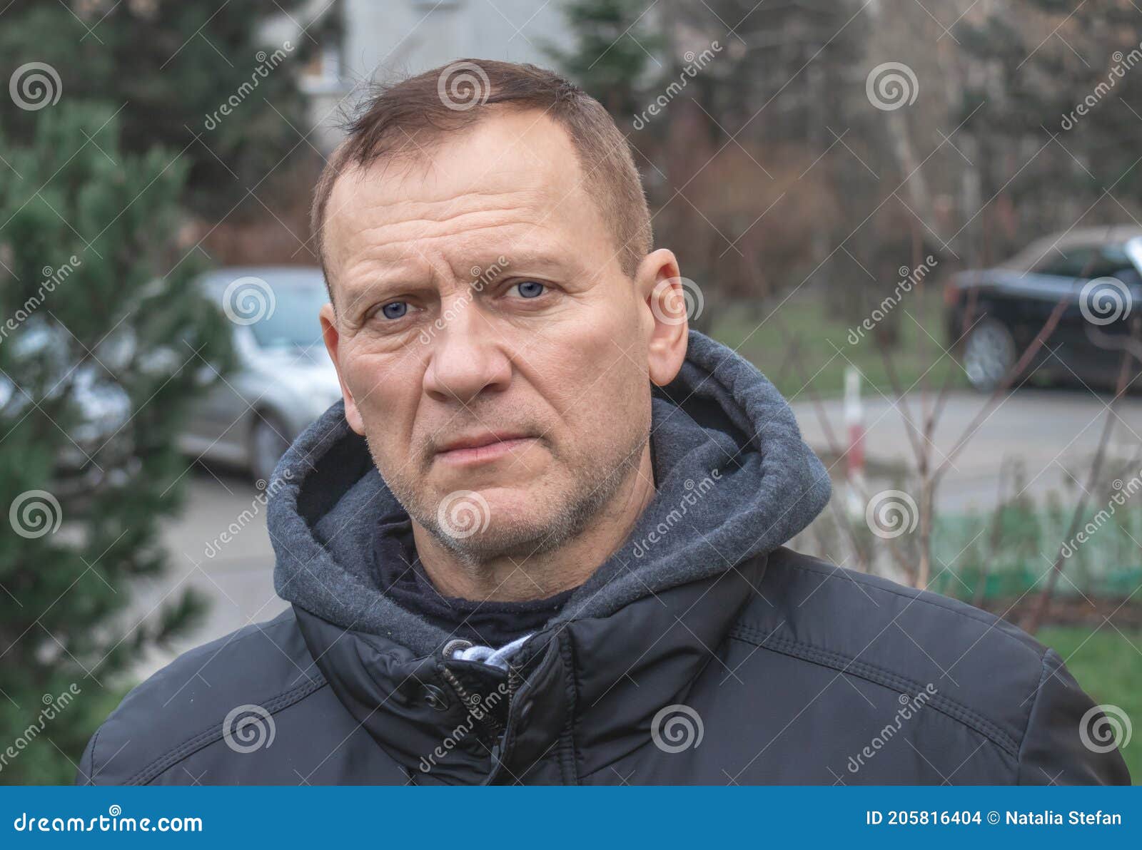 Portrait of Handsome Pensive Charming Middle Aged Man Stock Photo ... Portrait of Handsome Pensive Charming Middle Aged Man Stock Photo ...