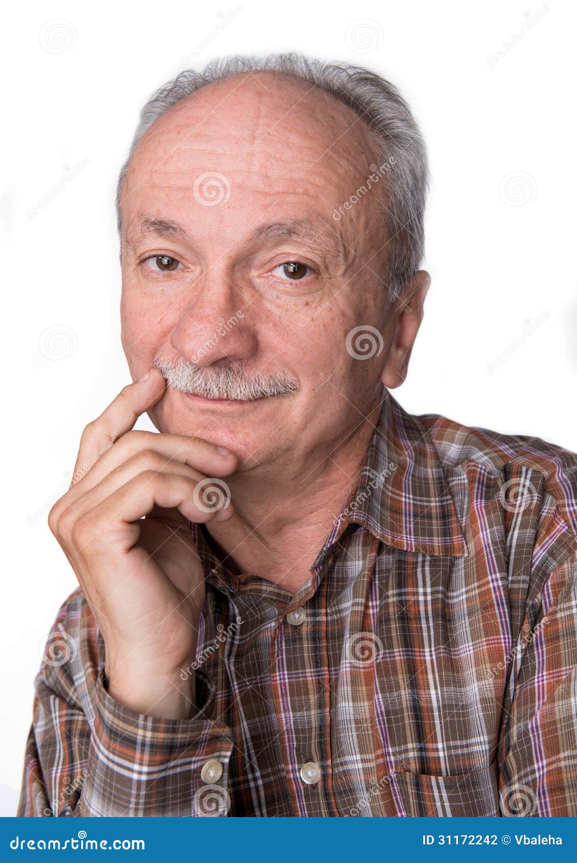 Portrait of Handsome Senior Man Stock Photo - Image of elderly ...