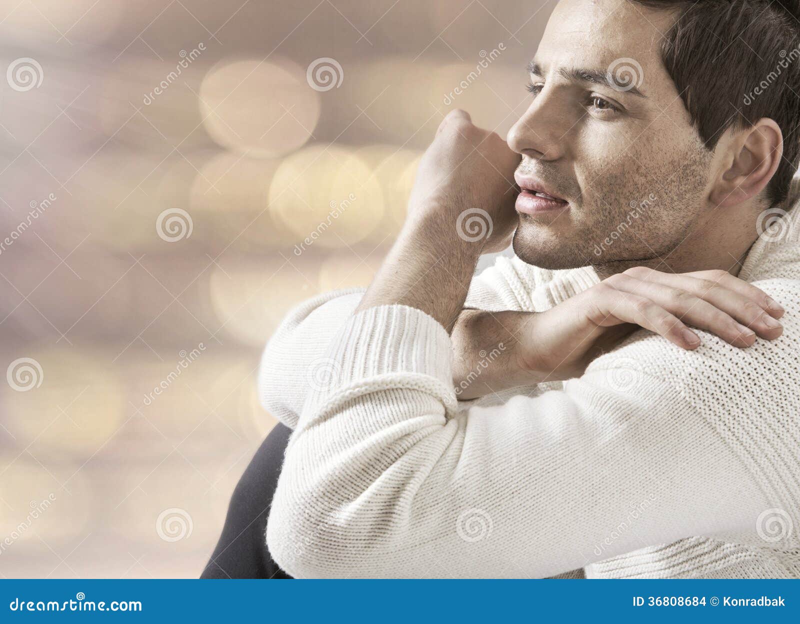 Handsome Serious Red-headed Man Staring Royalty-Free Stock Image ...