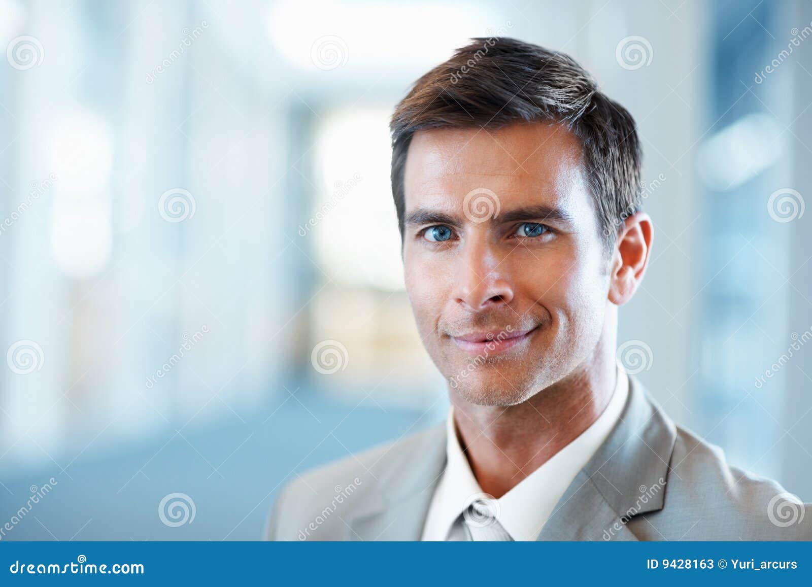 Portrait of a Handsome Successful Business Man Stock Image - Image of ...