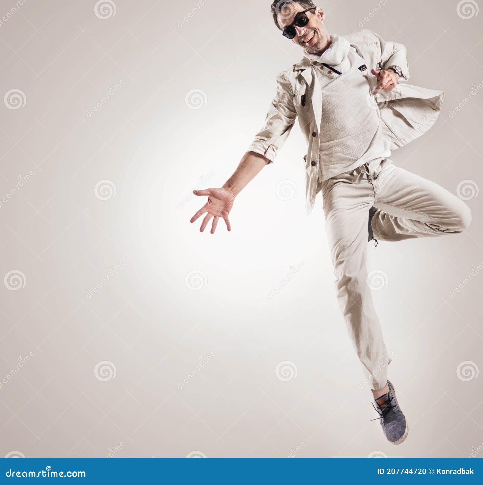 Portrait of a Talented Dancer Making a Dance Move Stock Photo - Image ...