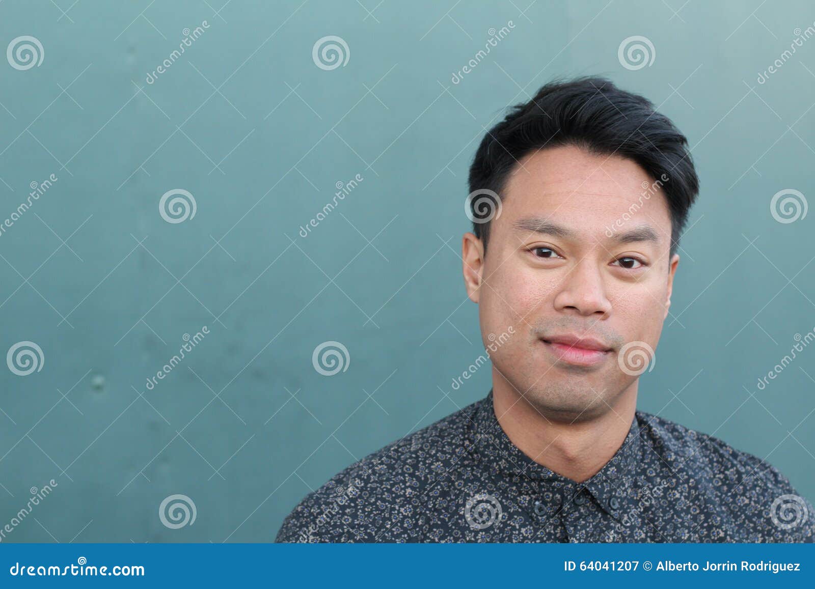 Portrait of a Handsome Young Asian Man Stock Image - Image of cheerful ...
