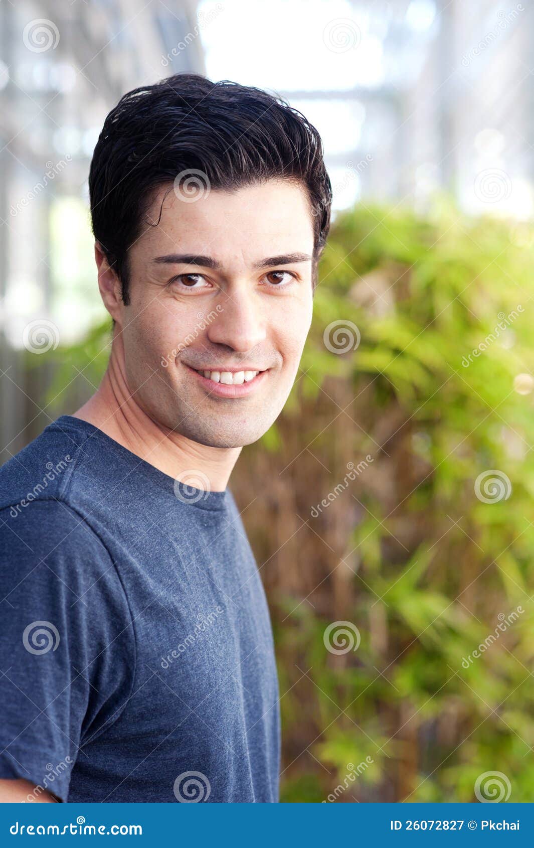 Portrait of a Handsome Young Male Student Stock Image - Image of ...
