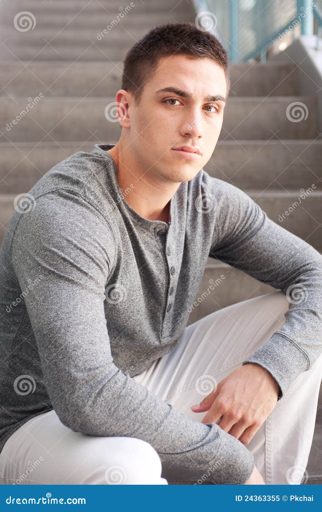 Portrait of a Handsome Young Man Stock Image - Image of class, male ...