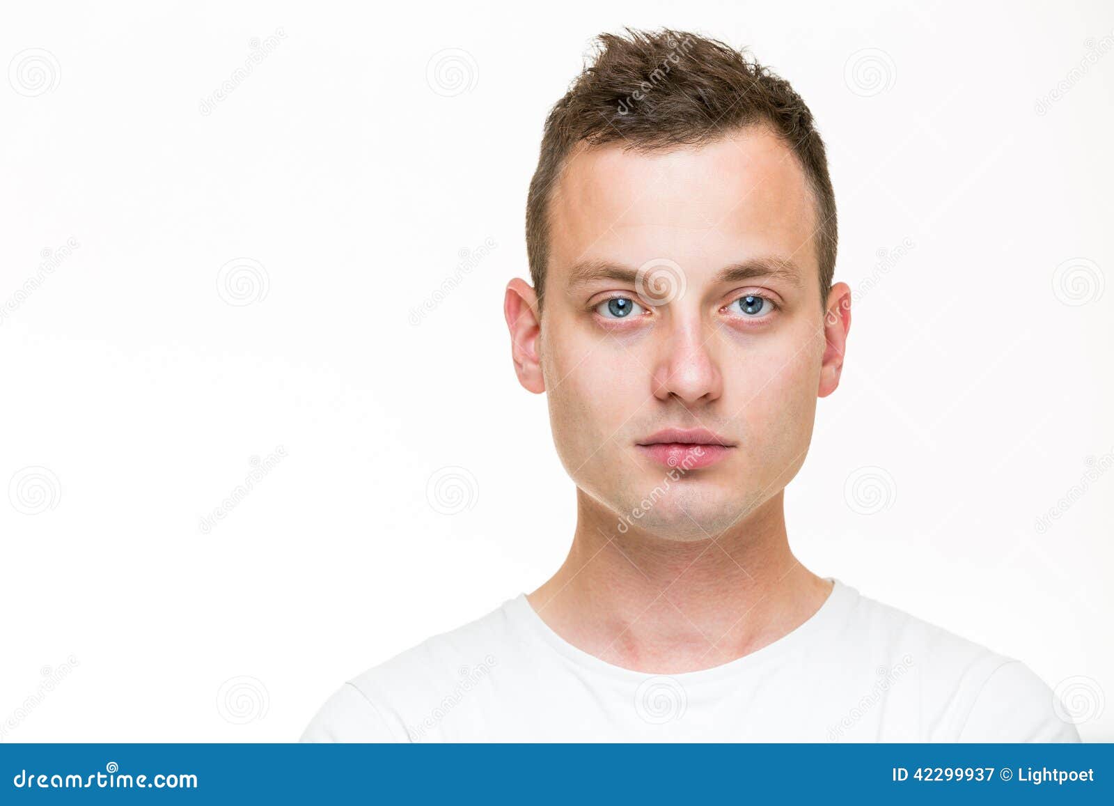 Portrait of a Handsome Young Man Stock Image - Image of businessman ...