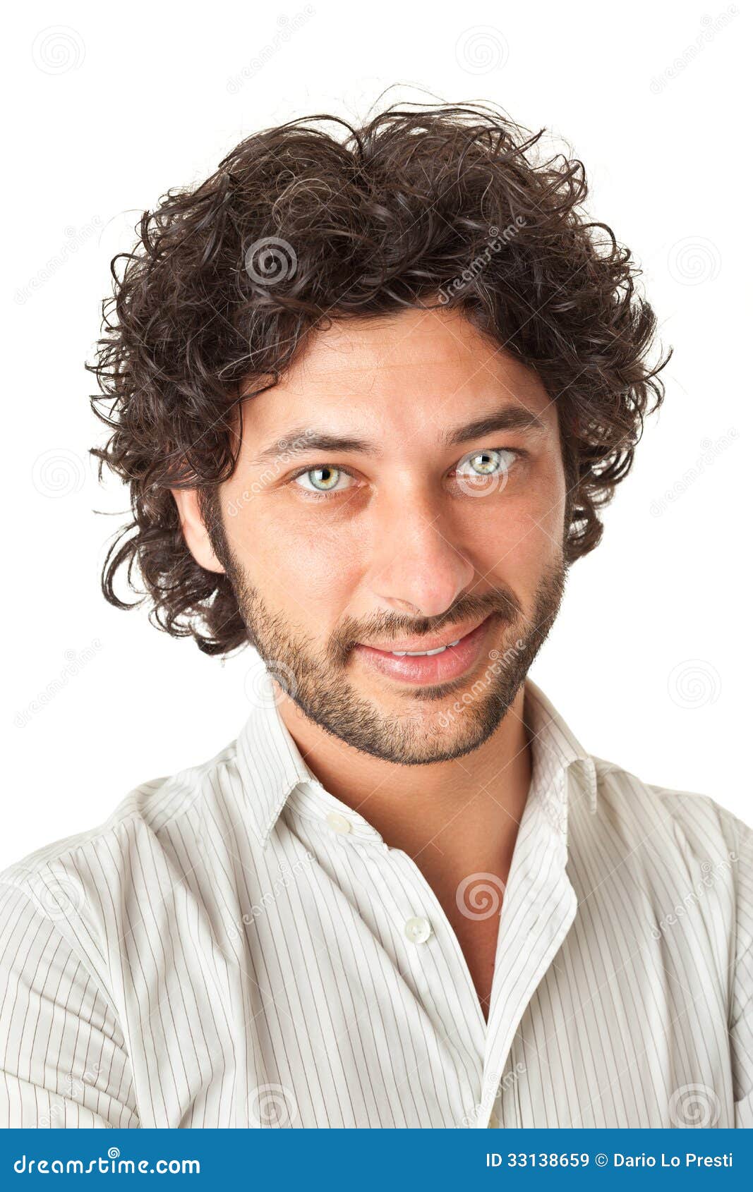 Portrait of an hansome man stock image. Image of beard - 33138659