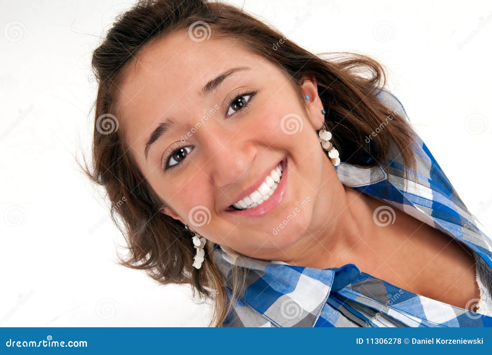 Portrait Happy stock photo. Image of expression, casual - 11306278
