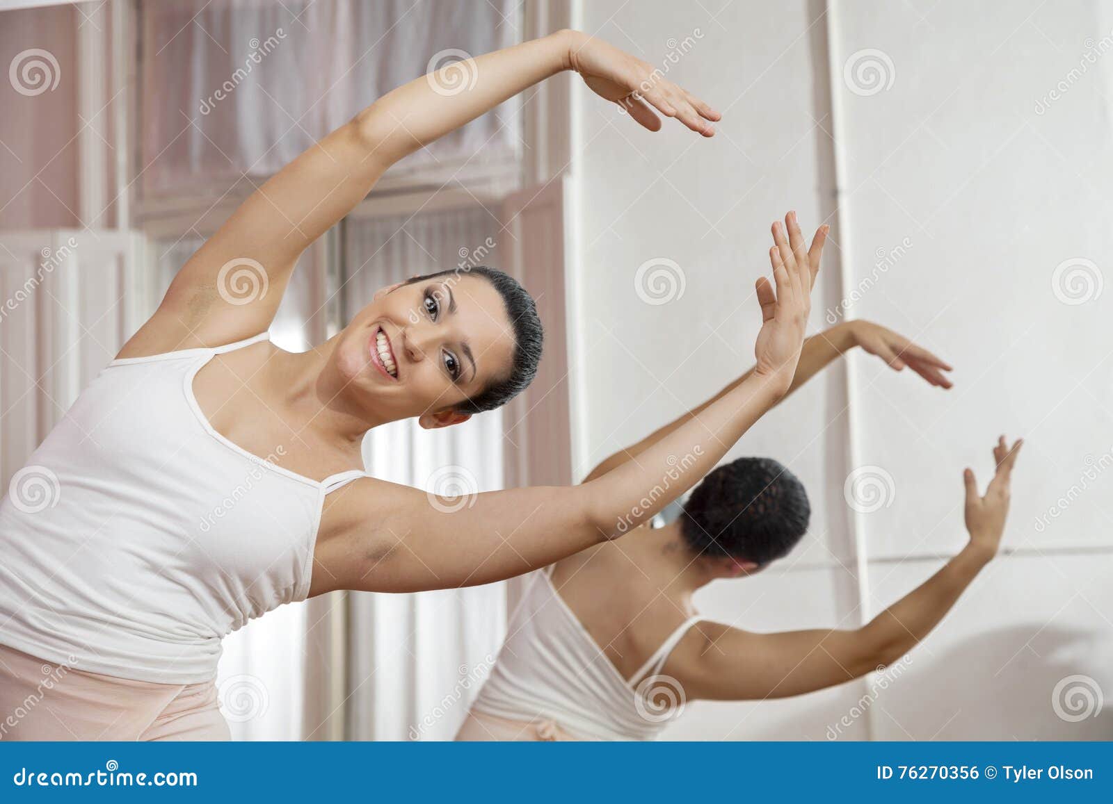 Portrait of Happy Ballet Dance Performing Stock Photo - Image of dancer ...