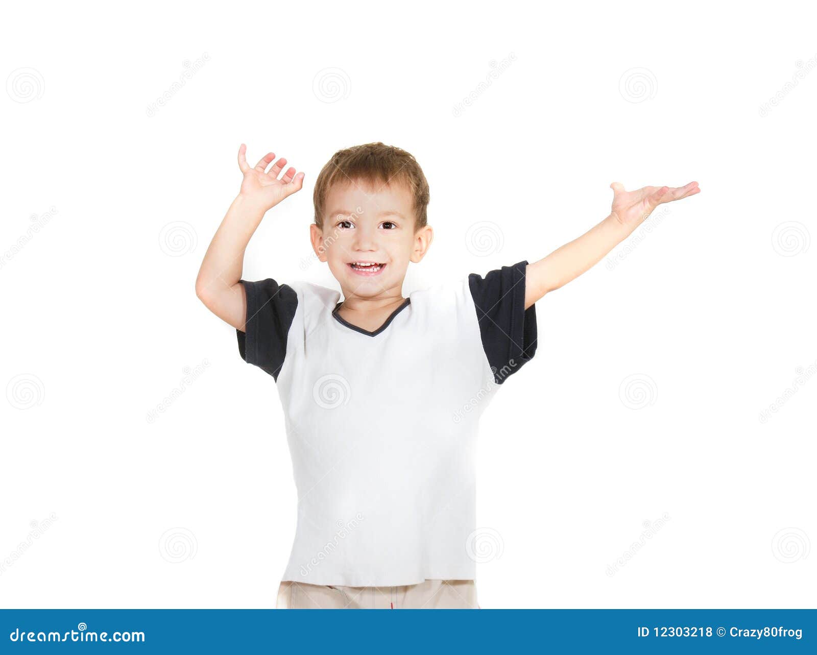 Portrait of happy boy stock photo. Image of emotion, playful - 12303218