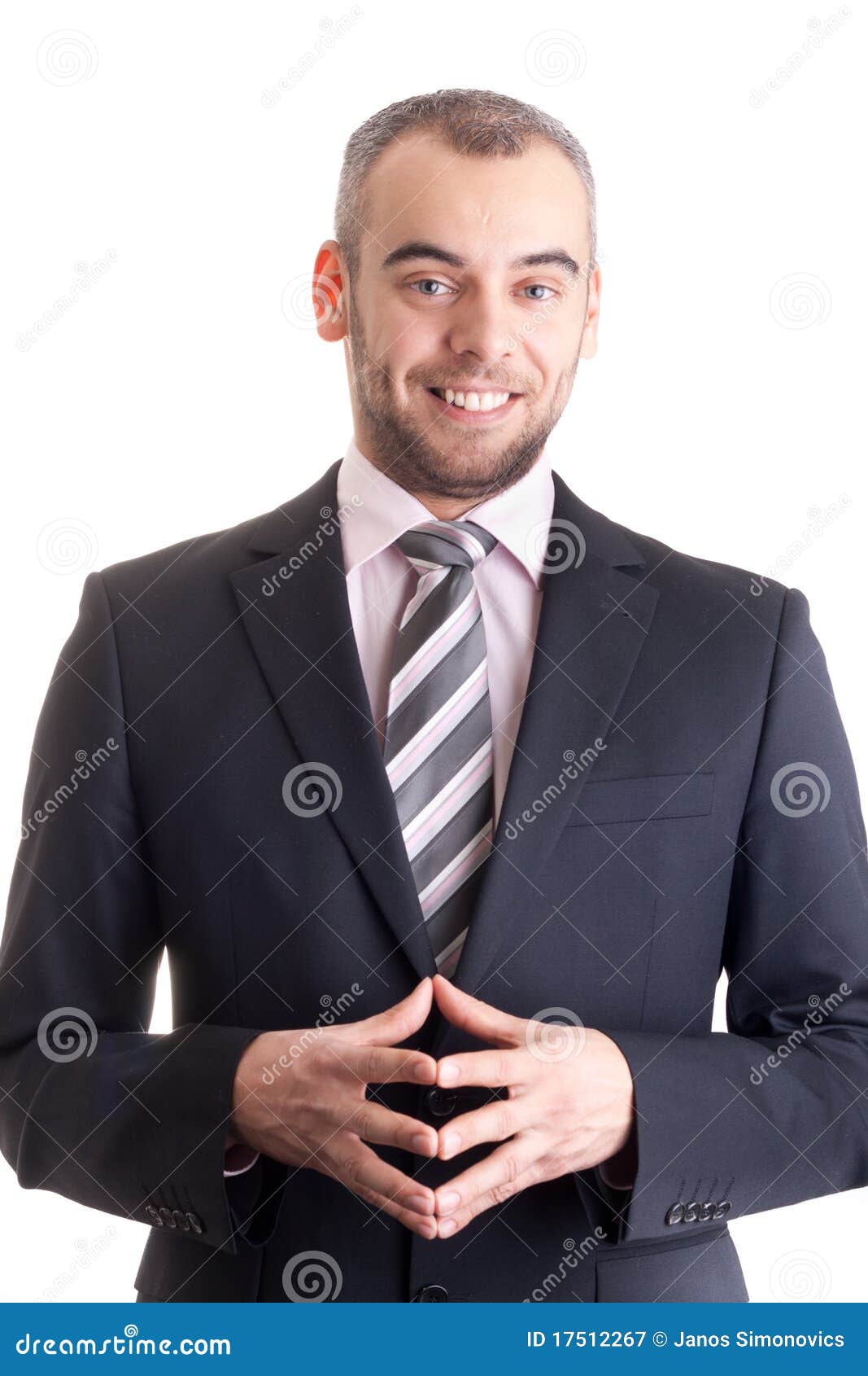 Portrait of a Happy Business Man Stock Image - Image of businessman ...