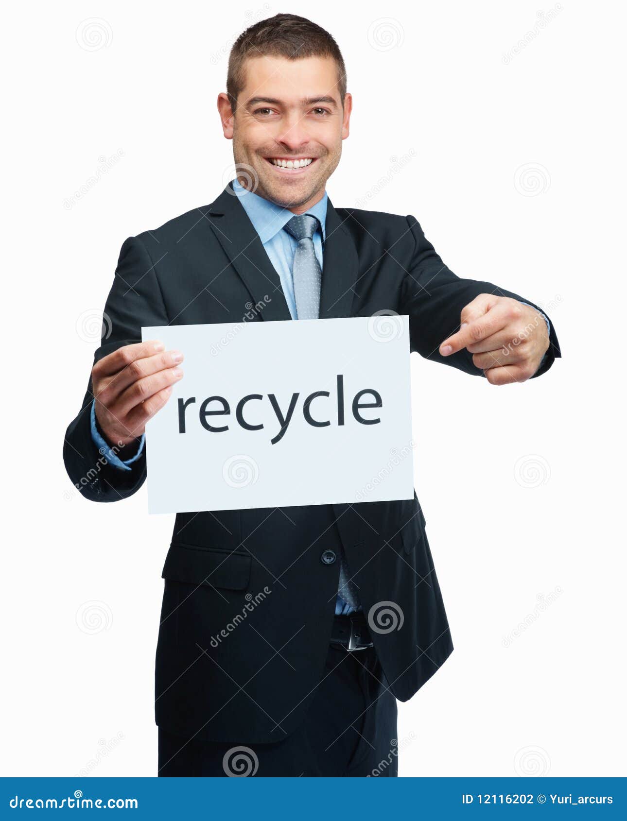 Portrait of a Happy Business Man Urging Yo Stock Photo - Image of ...