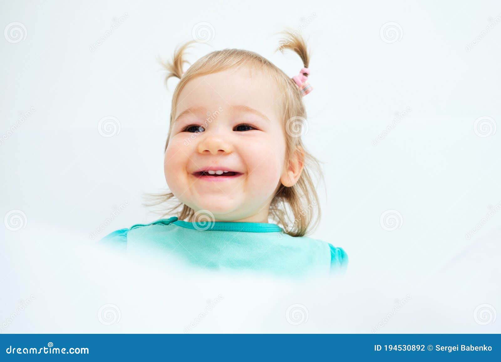 Portrait of a Happy Child at Home Stock Photo - Image of looking ...