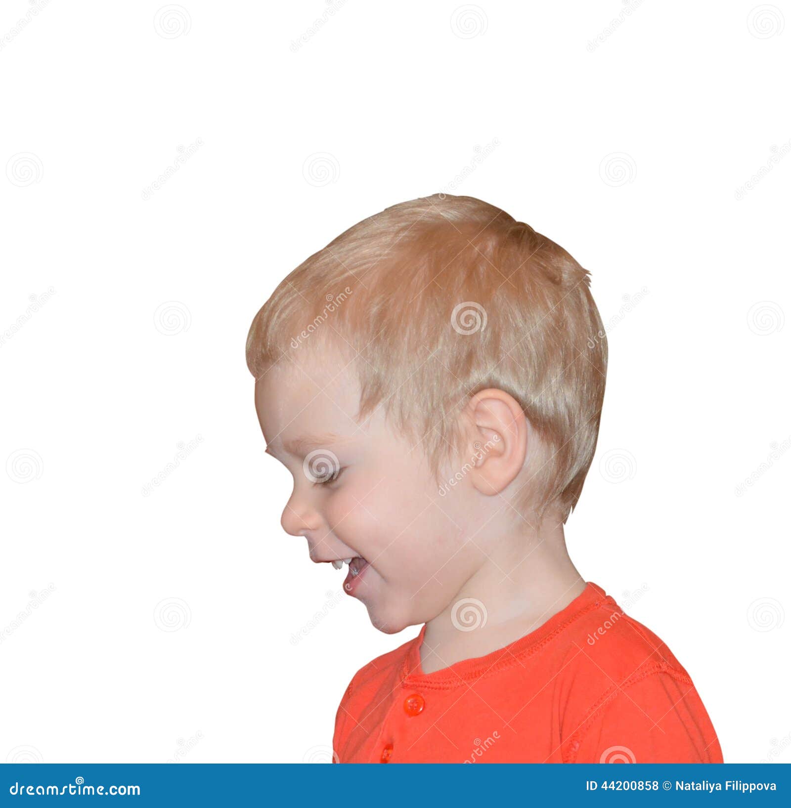 Portrait of a happy child stock photo. Image of profile - 44200858