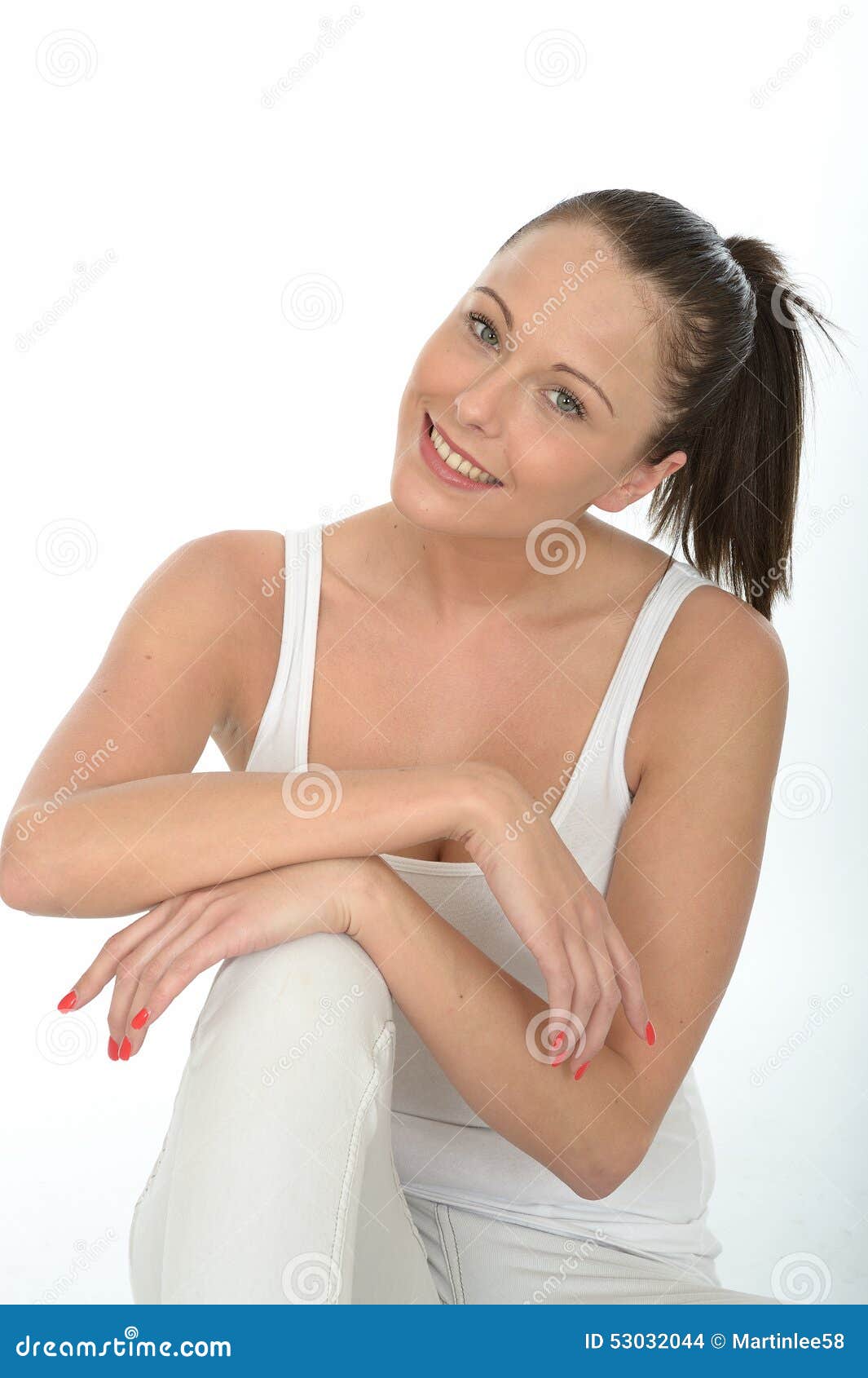 Portrait of a Happy Confident Beautiful Young Woman Stock Photo - Image ... Portrait of a Happy Confident Beautiful Young Woman Stock Photo - Image ...