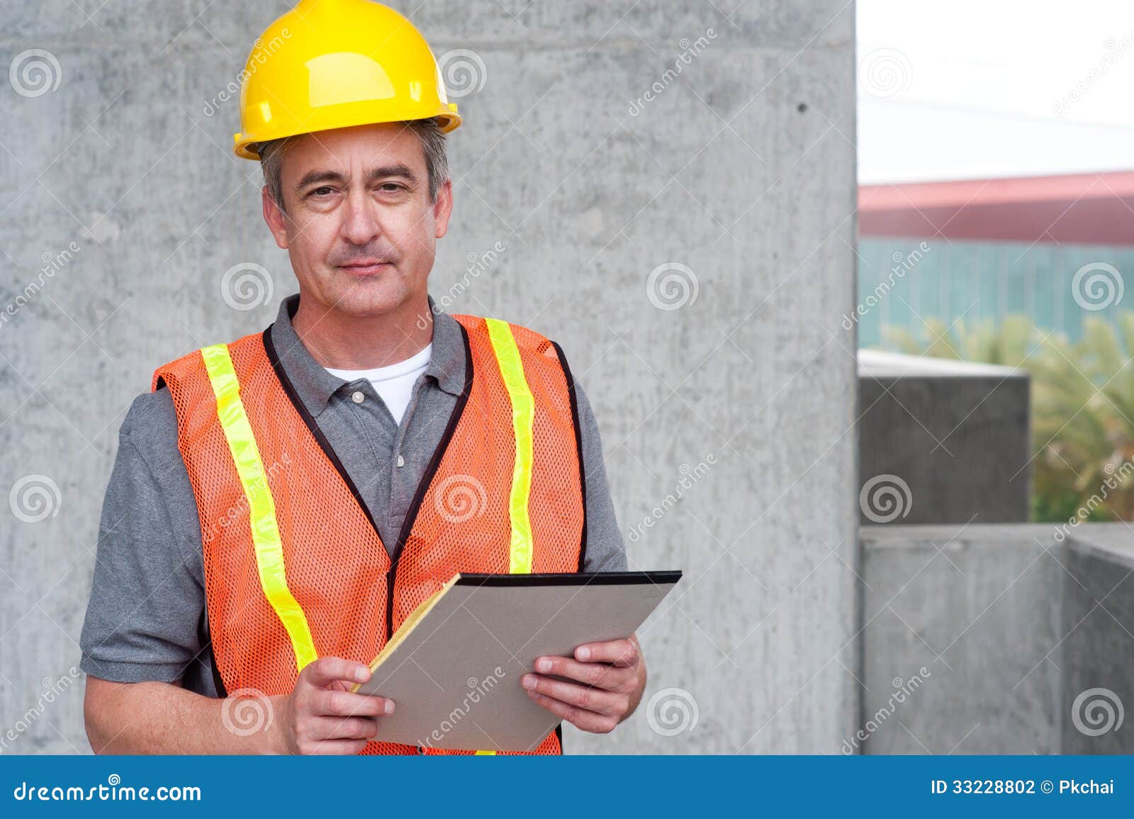 Portrait of a Happy Construction Worker Stock Photo - Image of industry ...