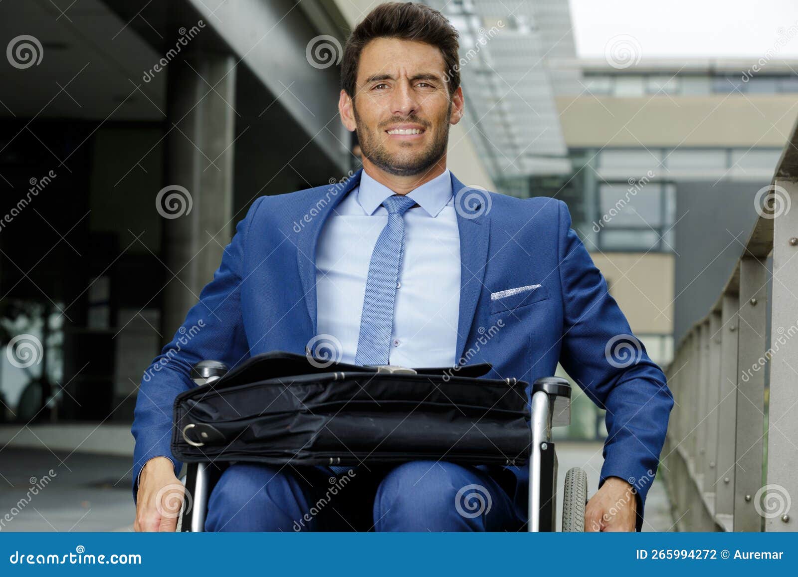Portrait Happy Disabled Man on Wheelchair Stock Photo - Image of ...