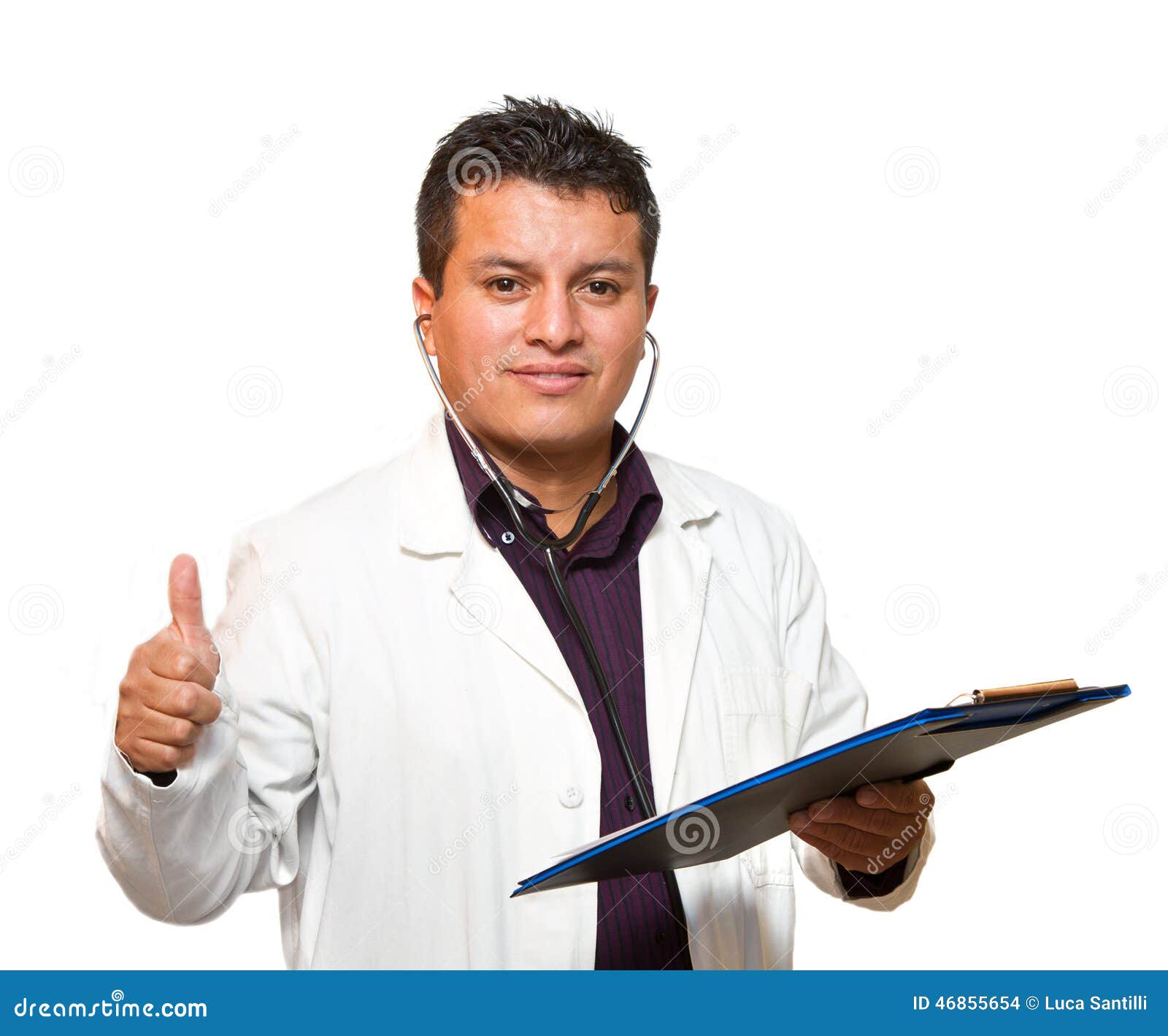 Portrait of happy doctor stock photo. Image of male, physician - 46855654