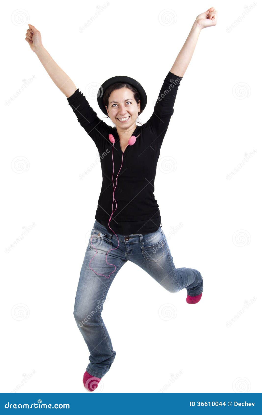 Portrait of Happy Excited Girl Stock Photo - Image of girl, celebrating ...
