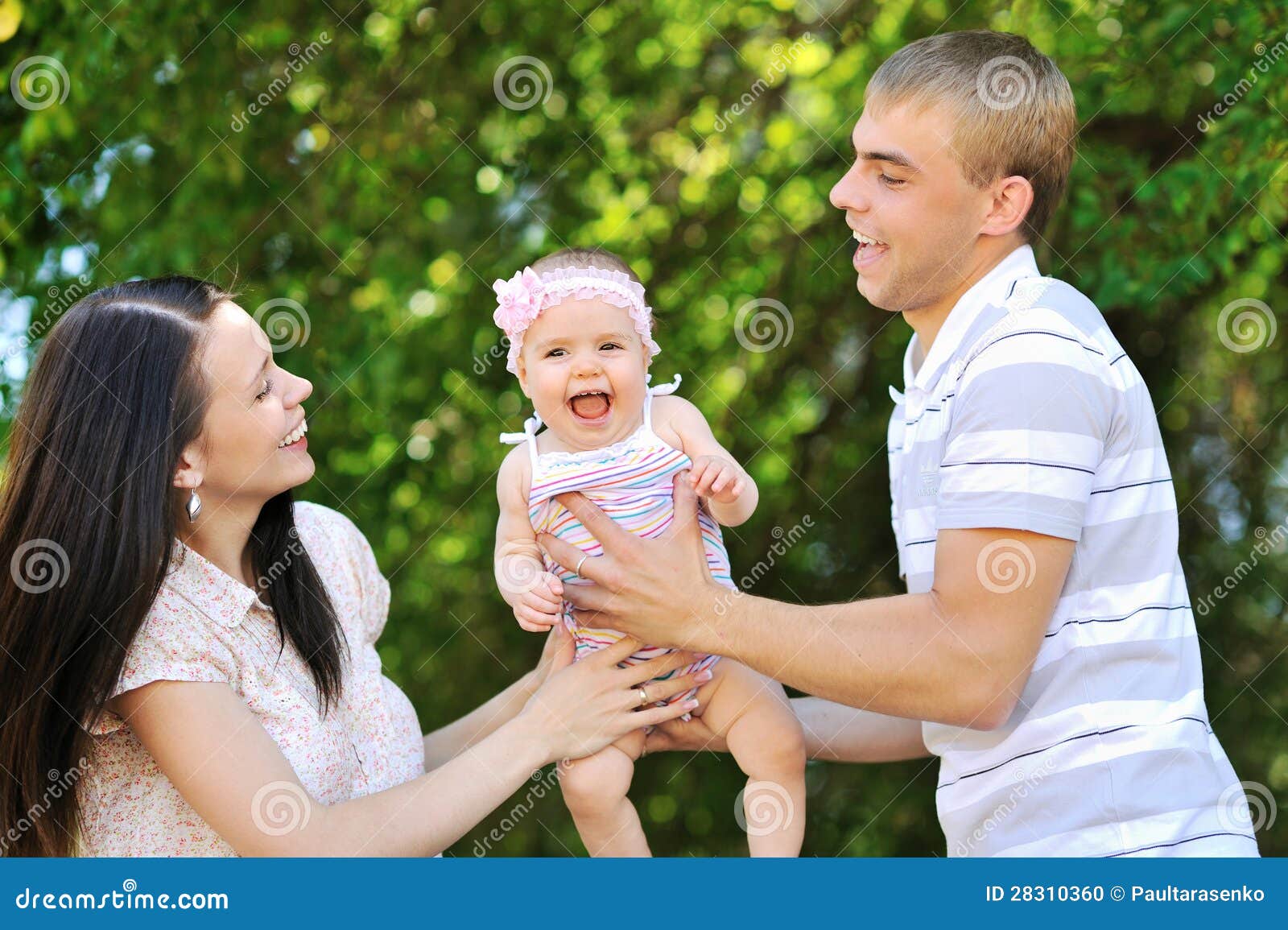 Portrait of a happy family stock photo. Image of person - 28310360