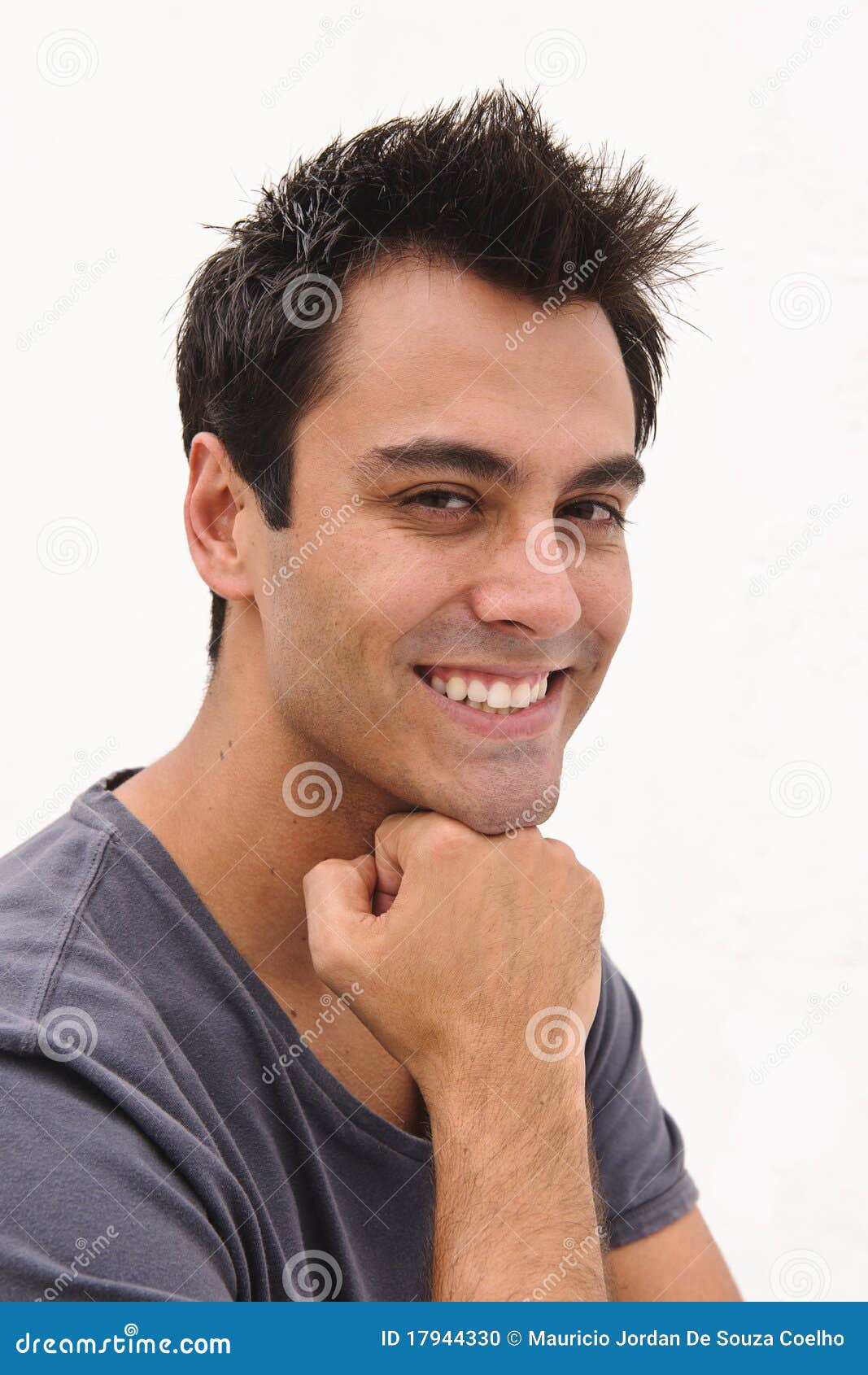 Portrait of a Happy Hispanic Man Stock Photo - Image of cutout, latino ...