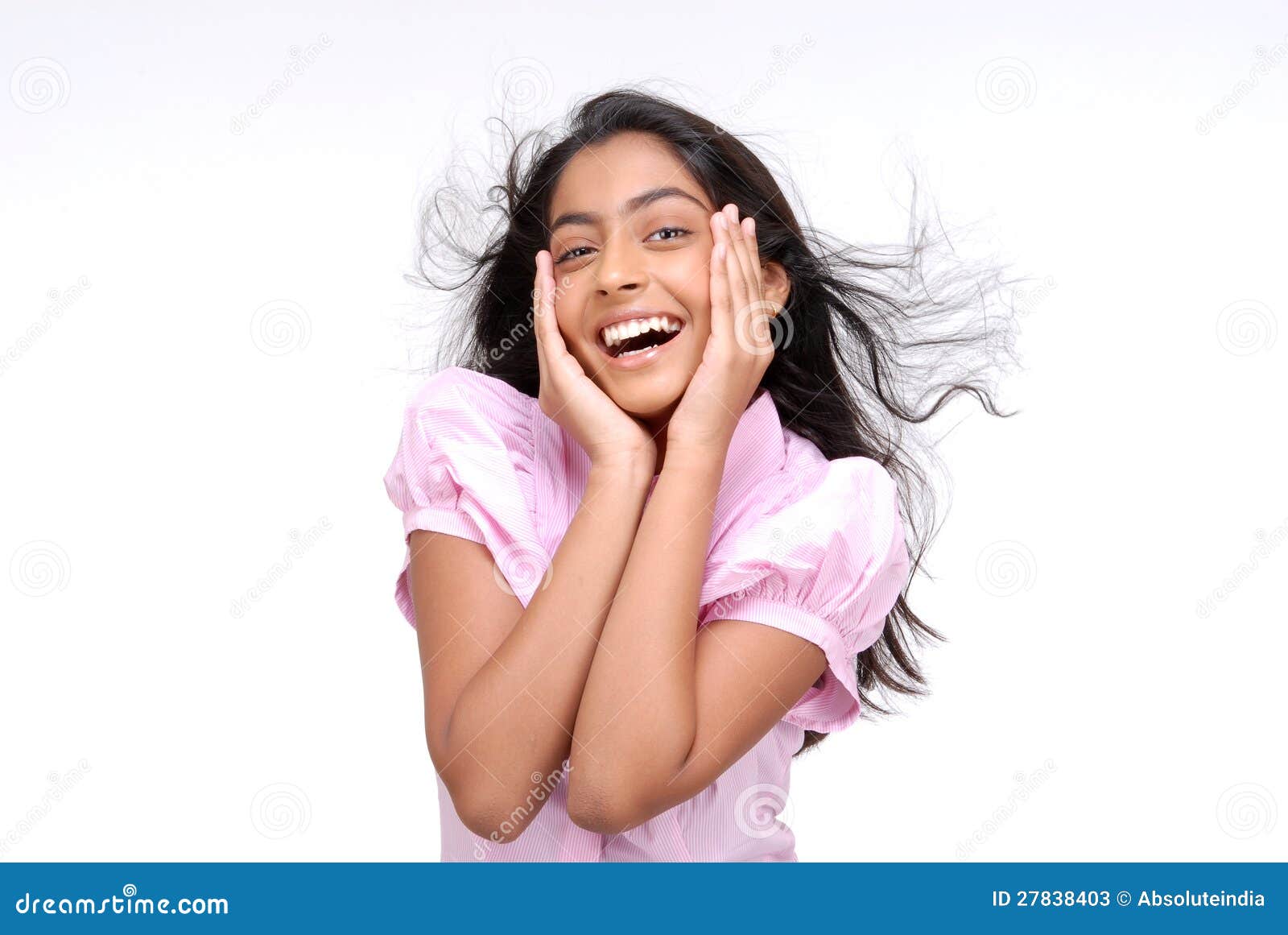 Portrait of Happy Indian Girl Stock Image - Image of joyful, beautiful ... Portrait of Happy Indian Girl Stock Image - Image of joyful, beautiful ...