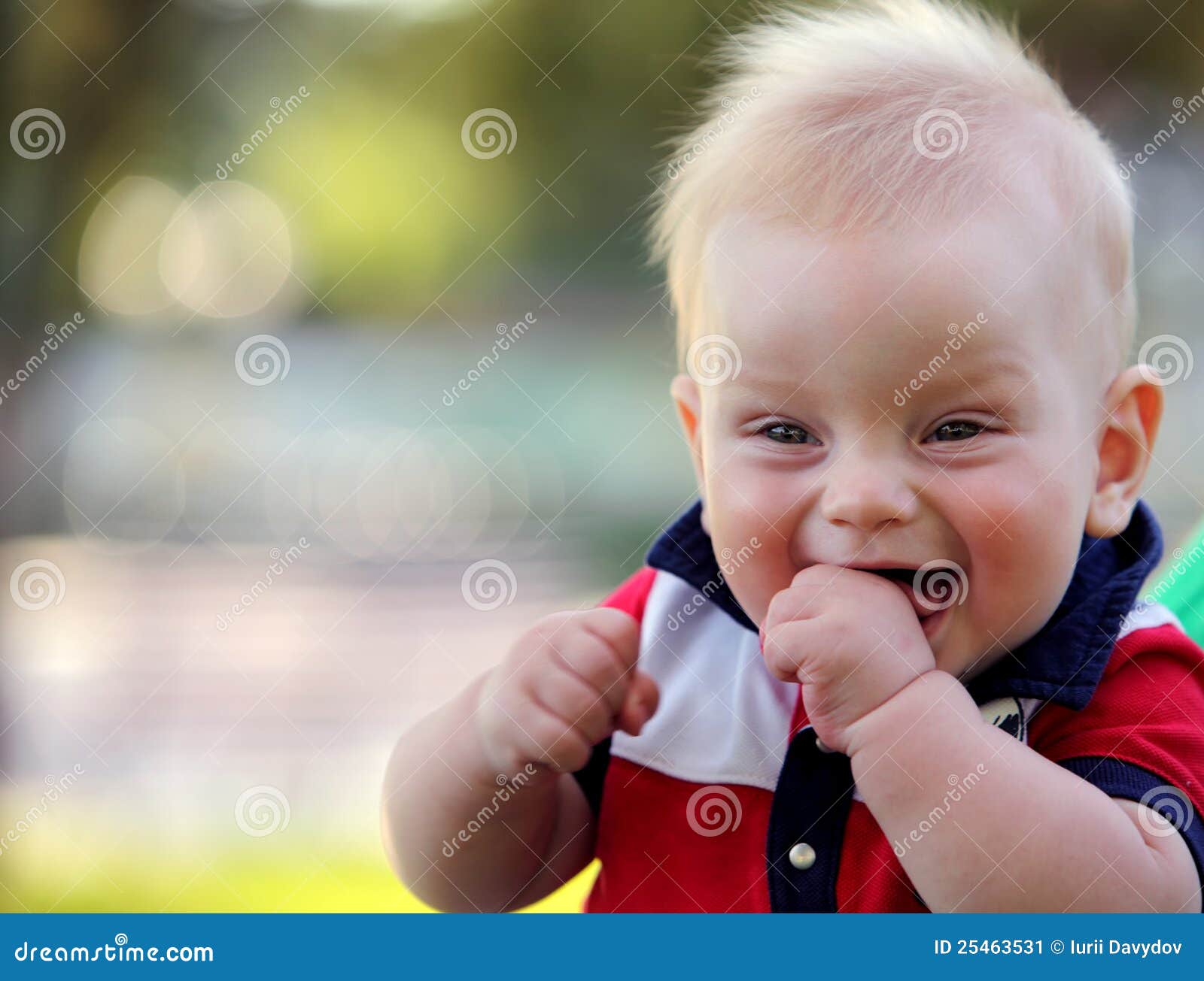Portrait of a Happy Little Boy Stock Image - Image of outdoor, happy ...