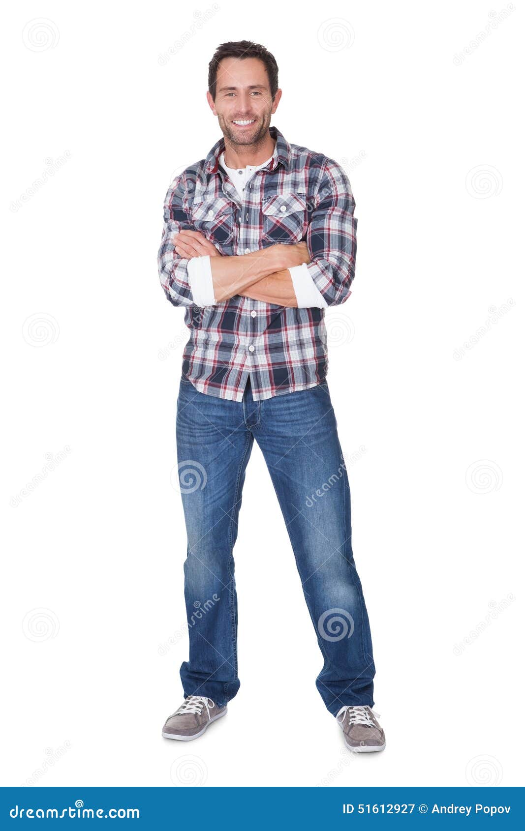 Portrait of Happy Middle Age Man Stock Image - Image of handsome ...