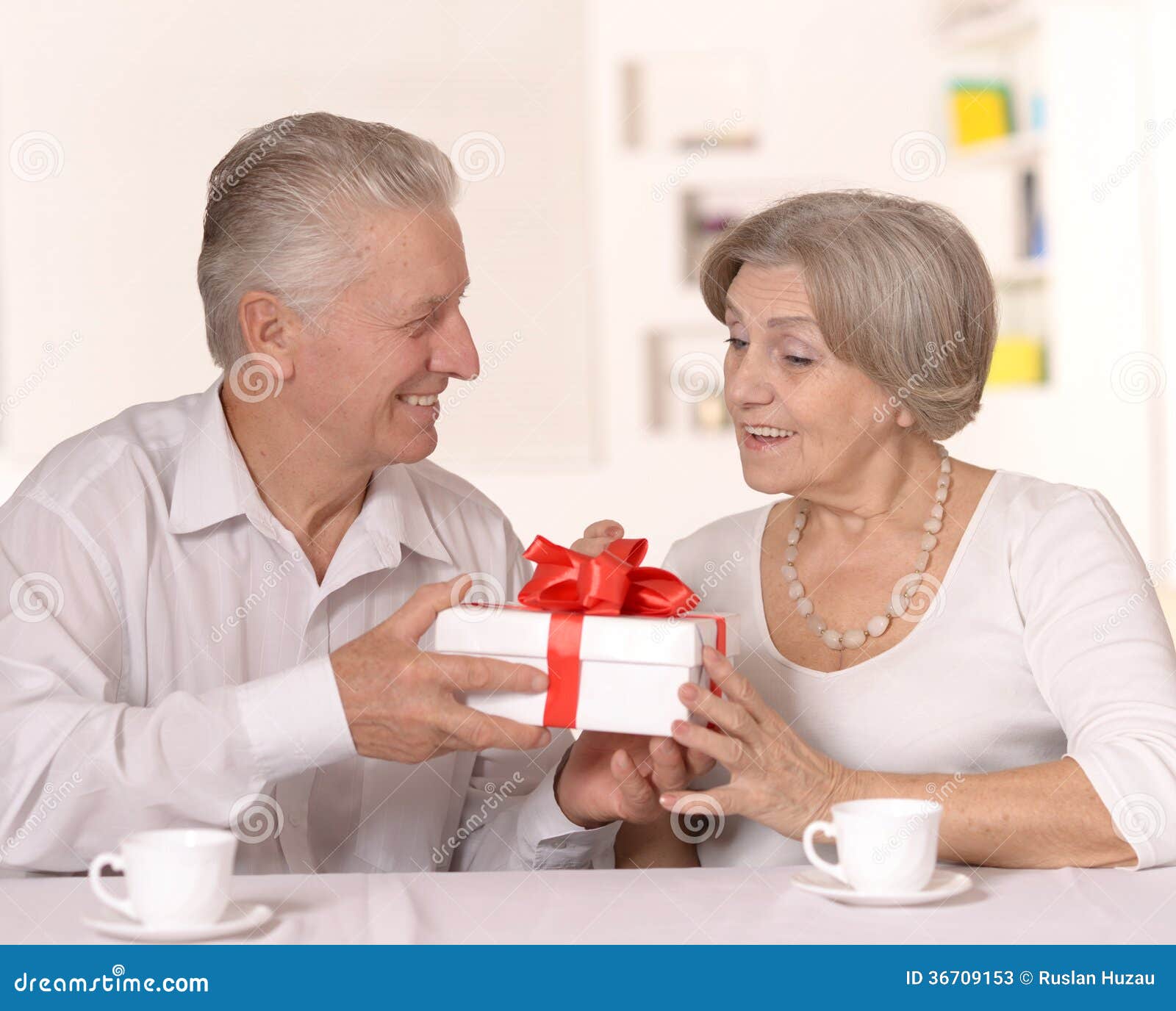 Portrait of a Happy Older Couple Stock Image - Image of human ...