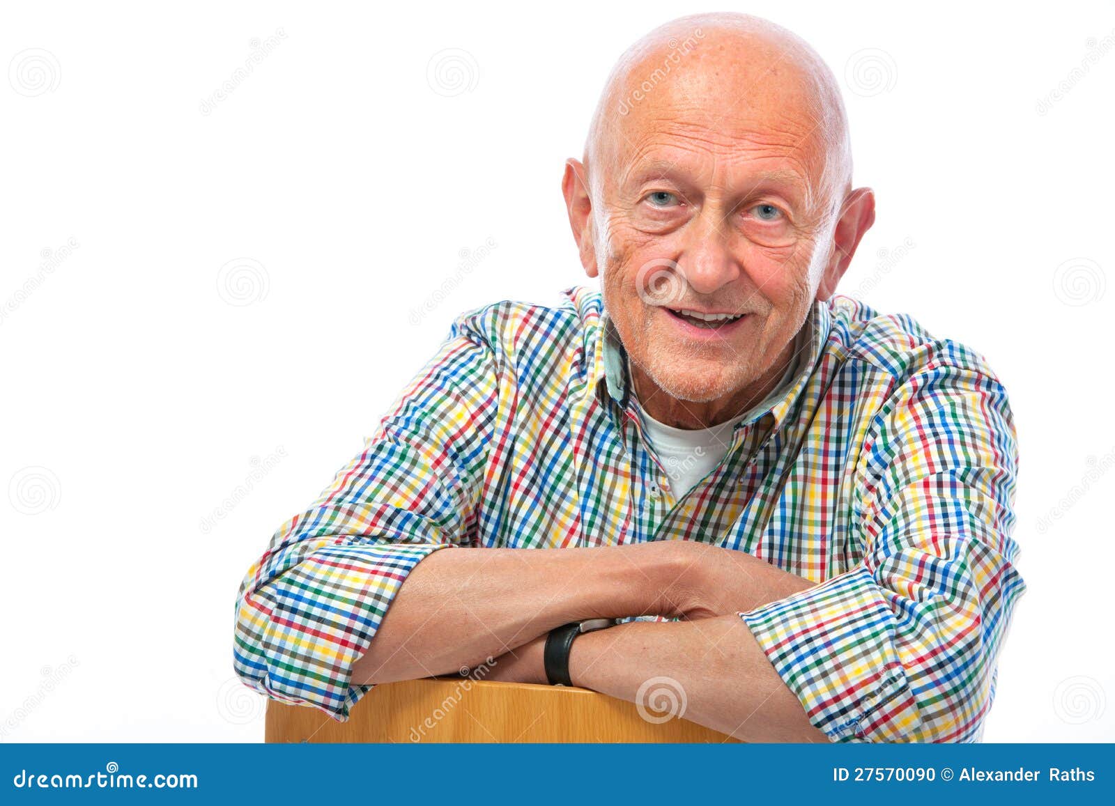 Portrait of a Happy Senior Man Smiling Stock Photo - Image of pensioner ...