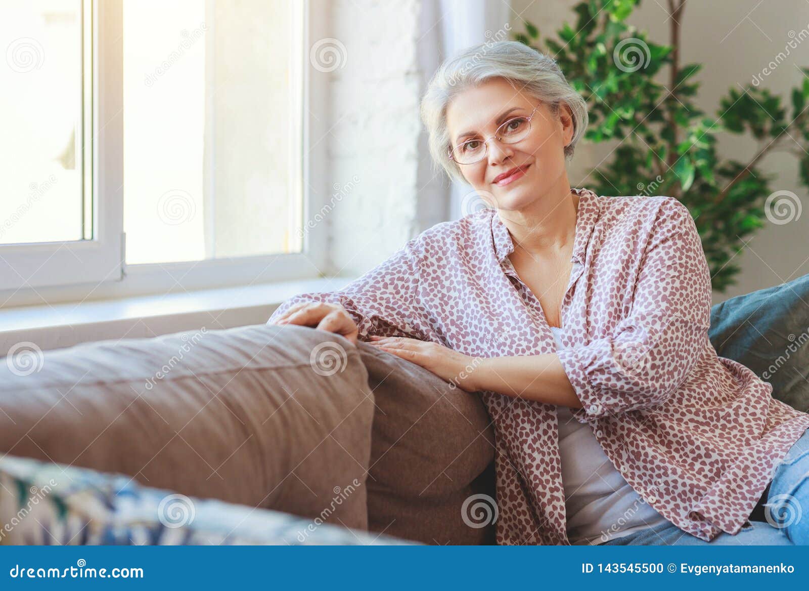 Happy Senior Old Woman Smiling at Home Stock Photo - Image of ... Happy Senior Old Woman Smiling at Home Stock Photo - Image of ...