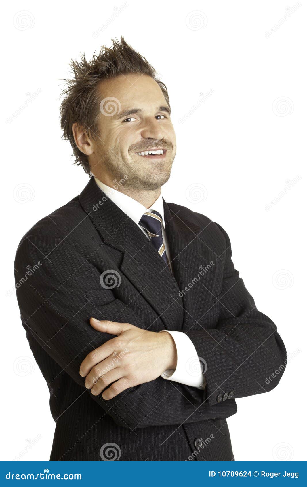 Portrait of a Happy and Smiling Businessman Stock Photo - Image of ...