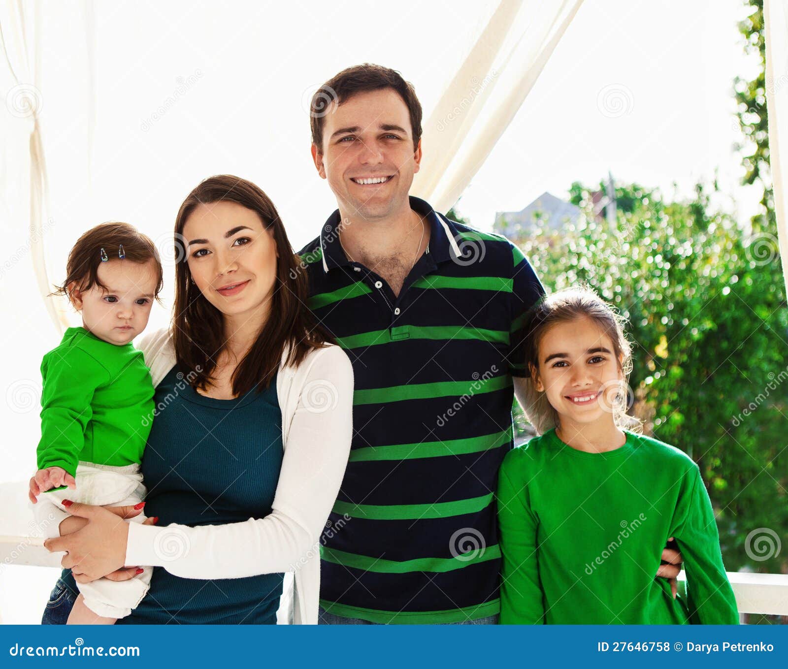 Portrait of a Happy Smiling Family Stock Photo - Image of group, lovely ...