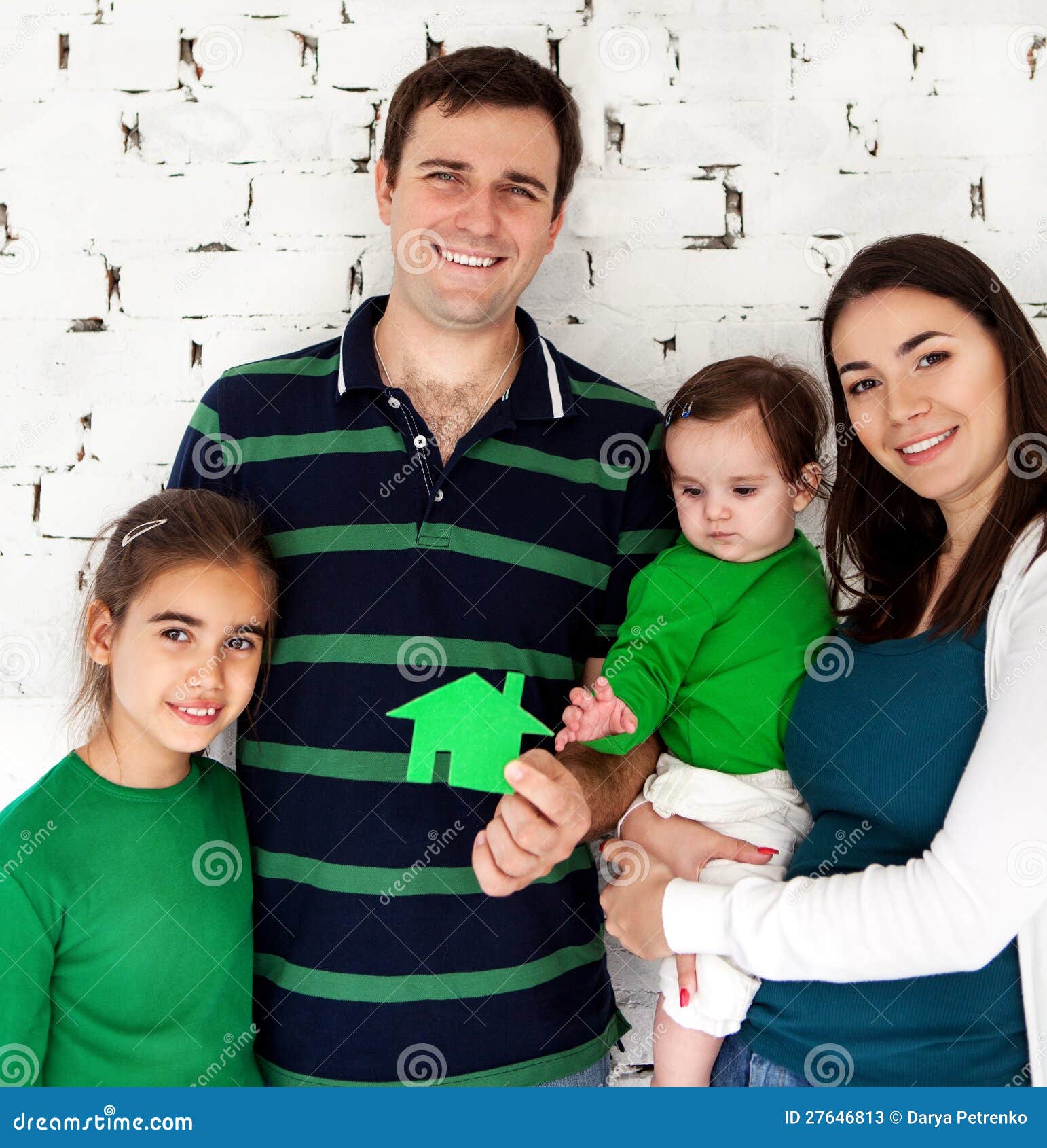 Portrait of a Happy Smiling Family Stock Image - Image of concept ...