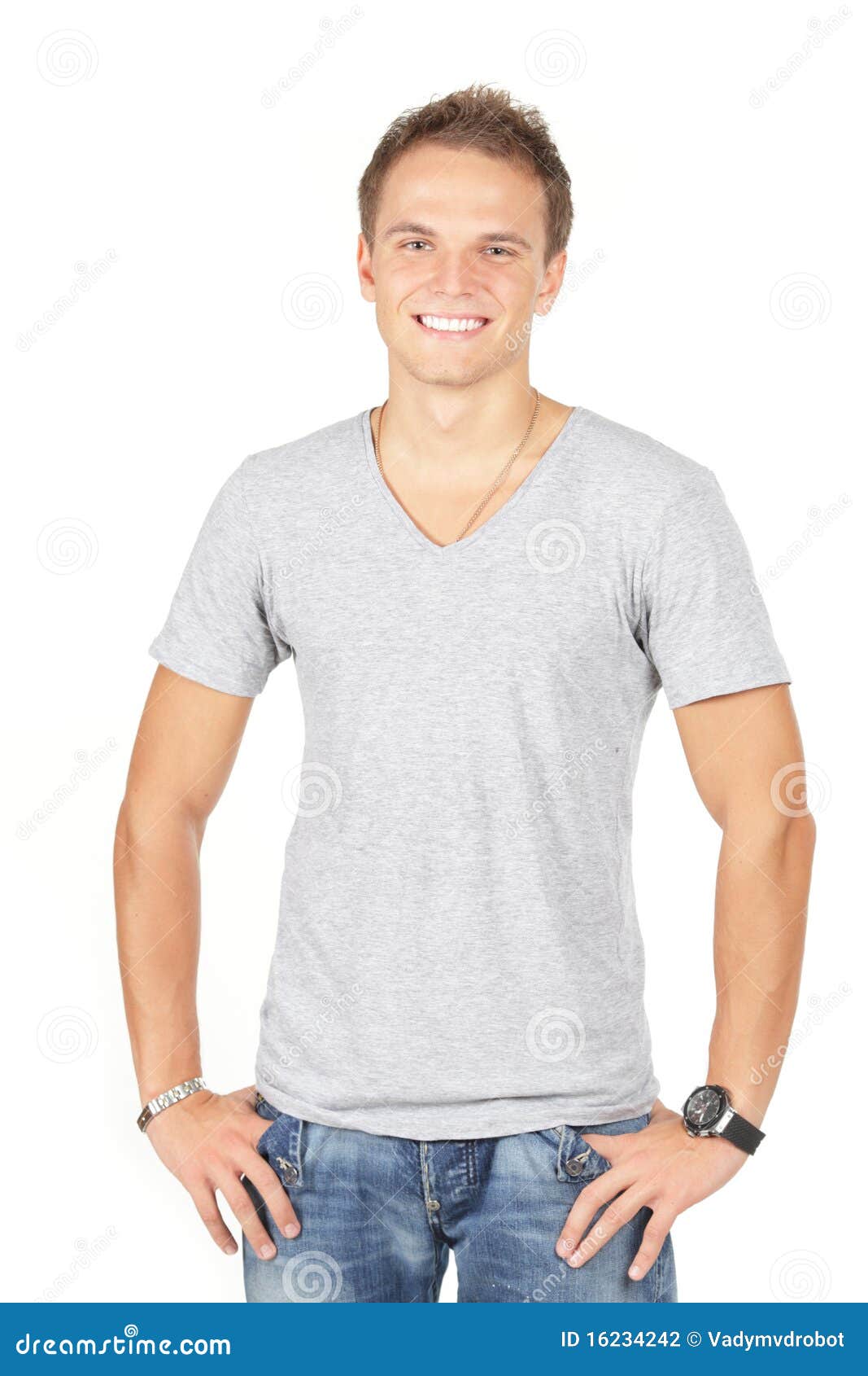 Portrait of Happy Smiling Man Stock Photo - Image of human, healthy ...