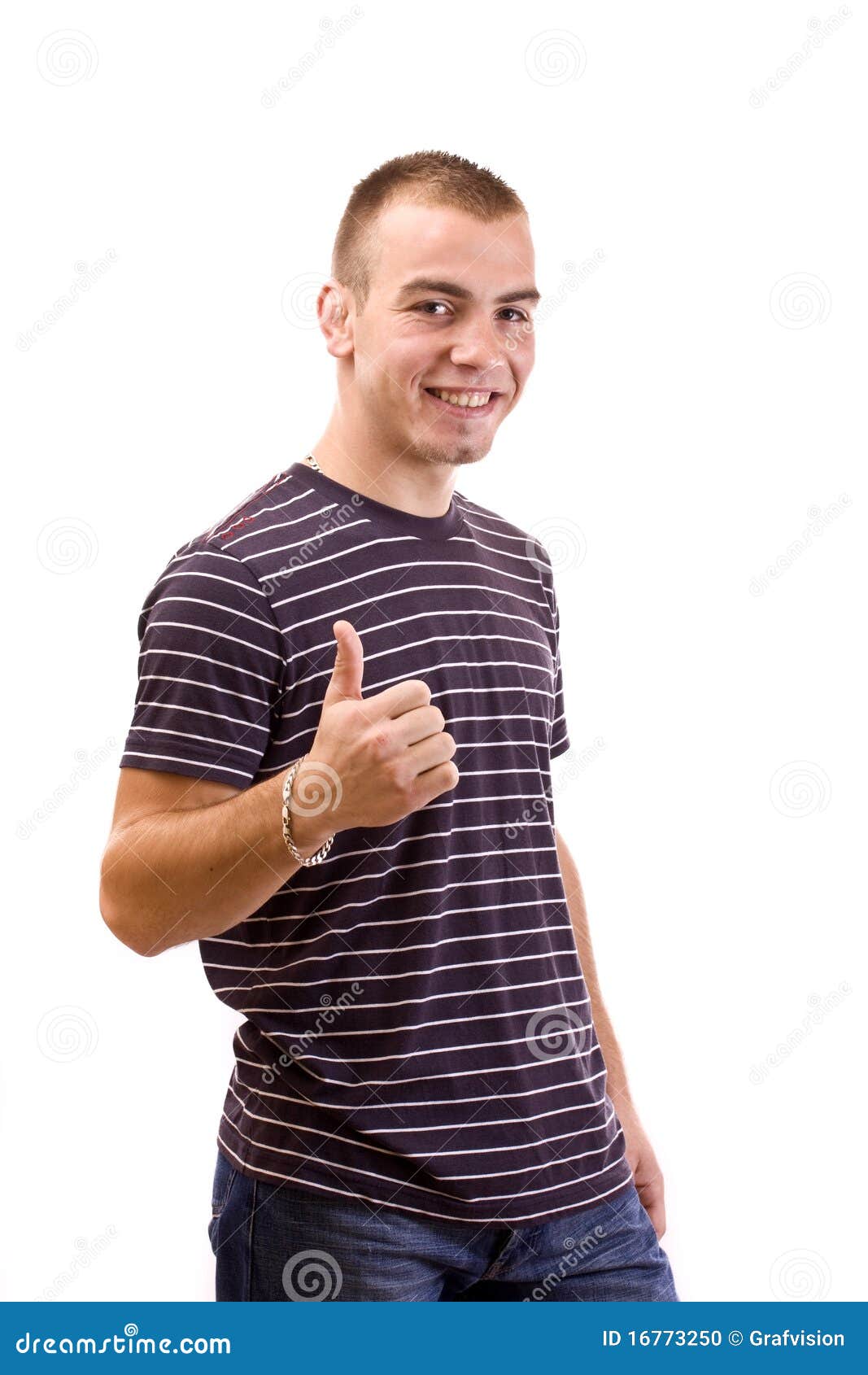 Portrait of Happy Smiling Man Stock Photo - Image of healthy, isolated ...