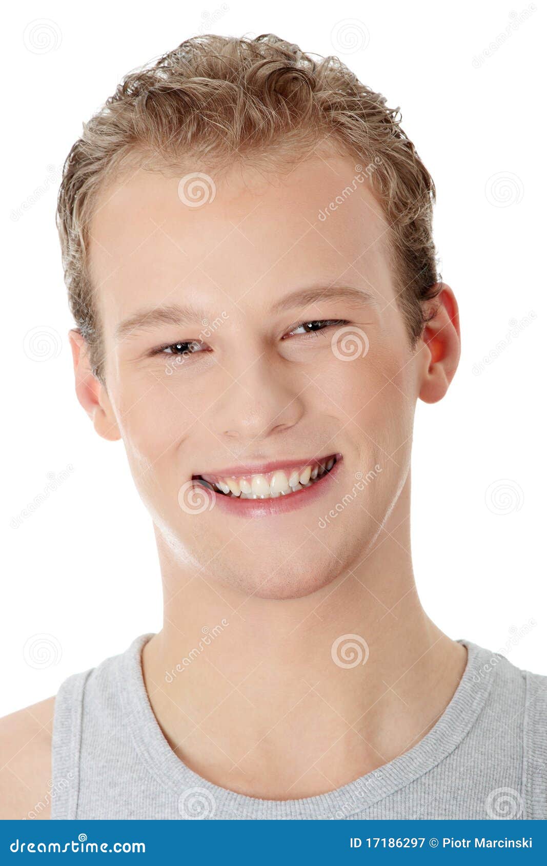 Portrait happy smiling man stock image. Image of laugh - 17186297