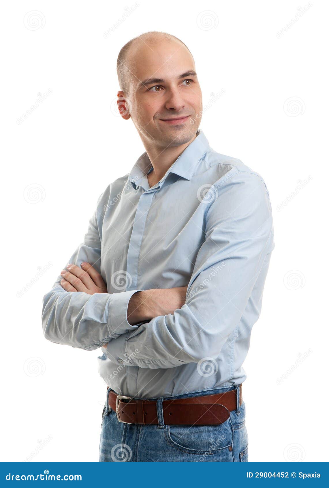 Portrait of Happy Smiling Man Stock Photo - Image of away, body: 29004452