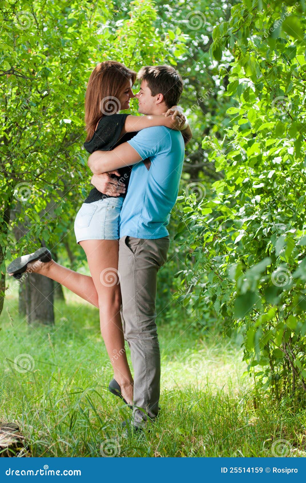 Portrait of a Happy Smiling Young Couple Stock Image - Image of excited ...