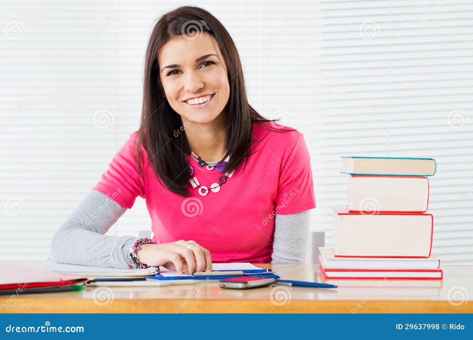 Portrait of Happy Student stock photo. Image of person - 29637998