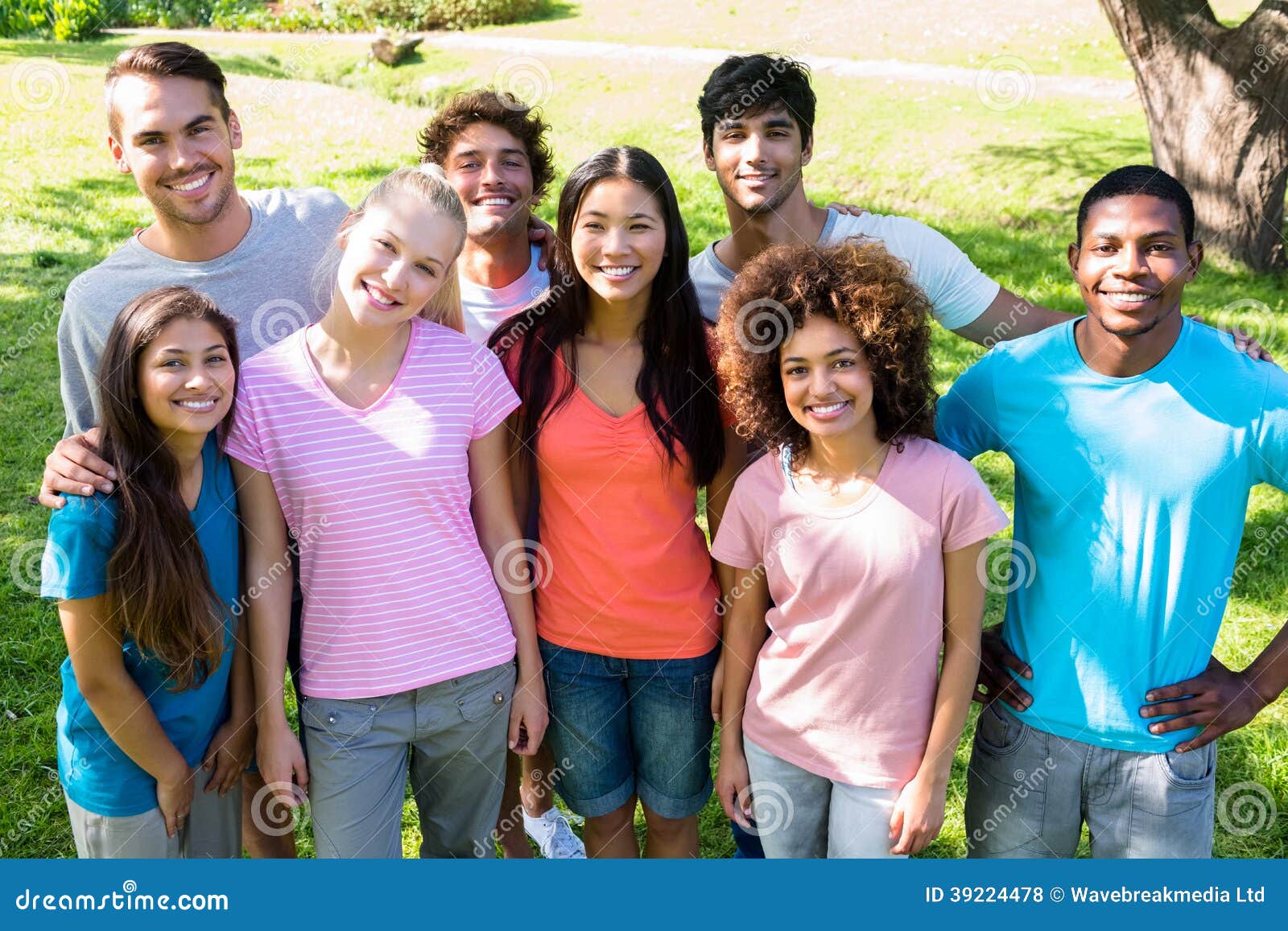 Portrait of Happy University Students Stock Photo - Image of student ...