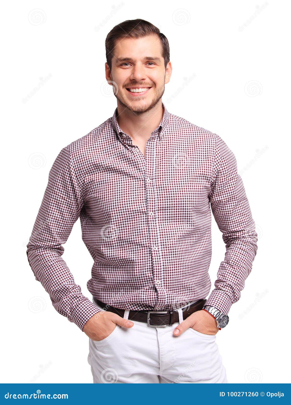 Portrait of Happy Young Man Smiling Stock Photo - Image of fashionable ... Portrait of Happy Young Man Smiling Stock Photo - Image of fashionable ...