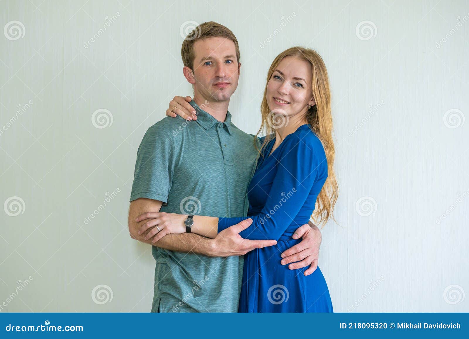 Portrait of Happy Young Spouses at Home. Stock Photo - Image of joyful ...