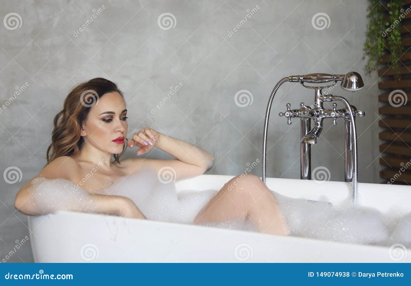 Happy Young Woman Relaxing in Bathtub Stock Photo - Image of hygienics ... Happy Young Woman Relaxing in Bathtub Stock Photo - Image of hygienics ...