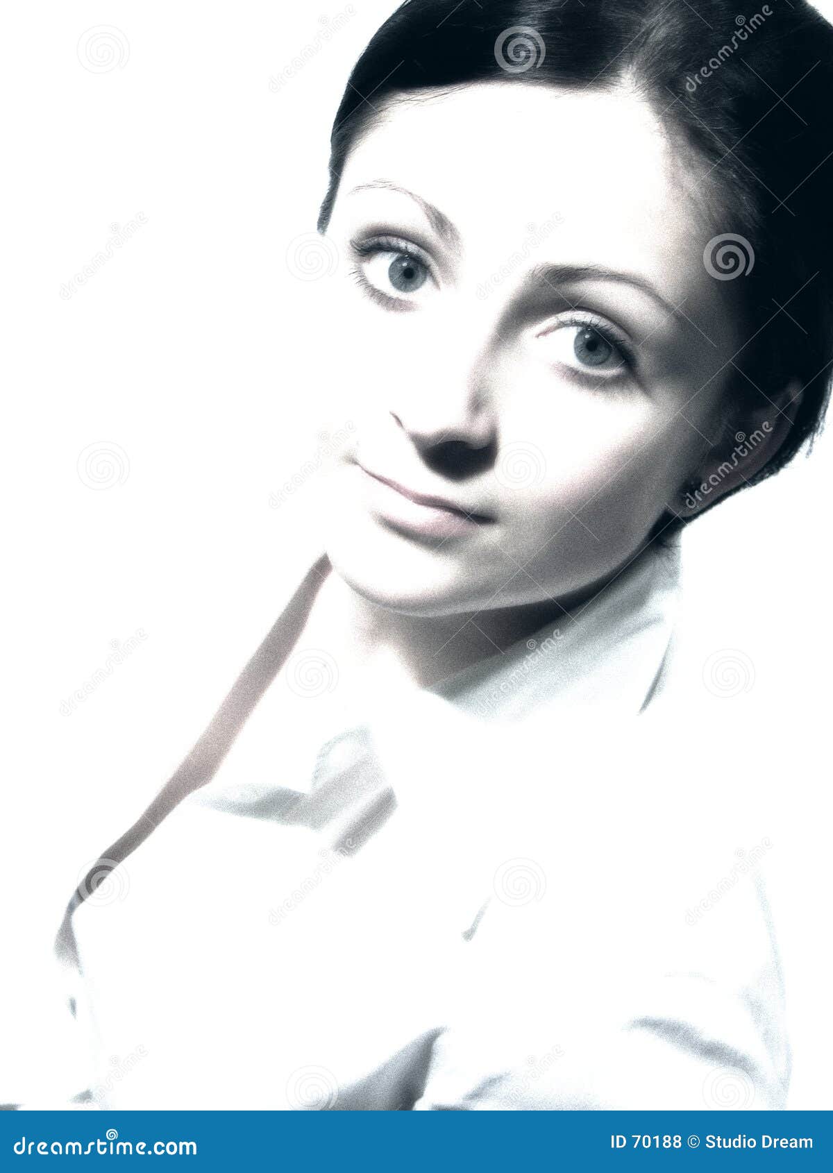 Portrait in high key stock photo. Image of close, models - 70188